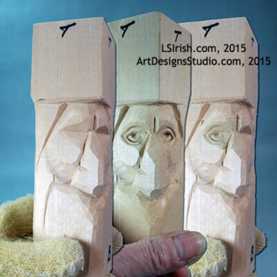 Wood Spirit Carving, 9 Carving the Eyes – Classic Carving Patterns ...